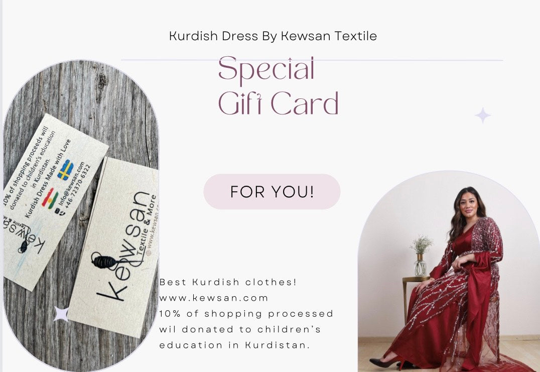 GIFT CARD – Kurdish Clothes by Kewsan