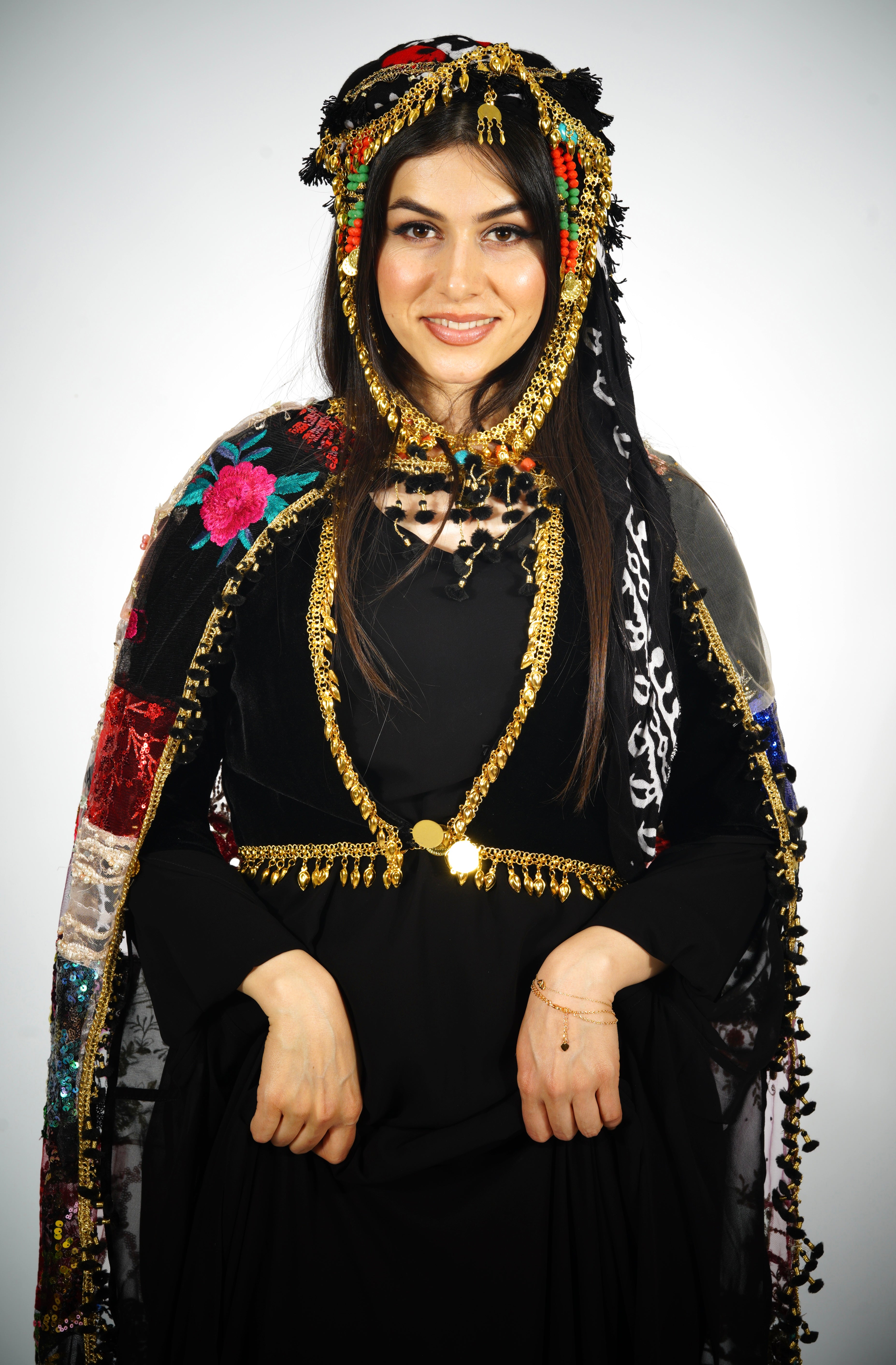 Avesta Kurdish Eco Set – Handcrafted Kawa Caftan with Embroidery ...
