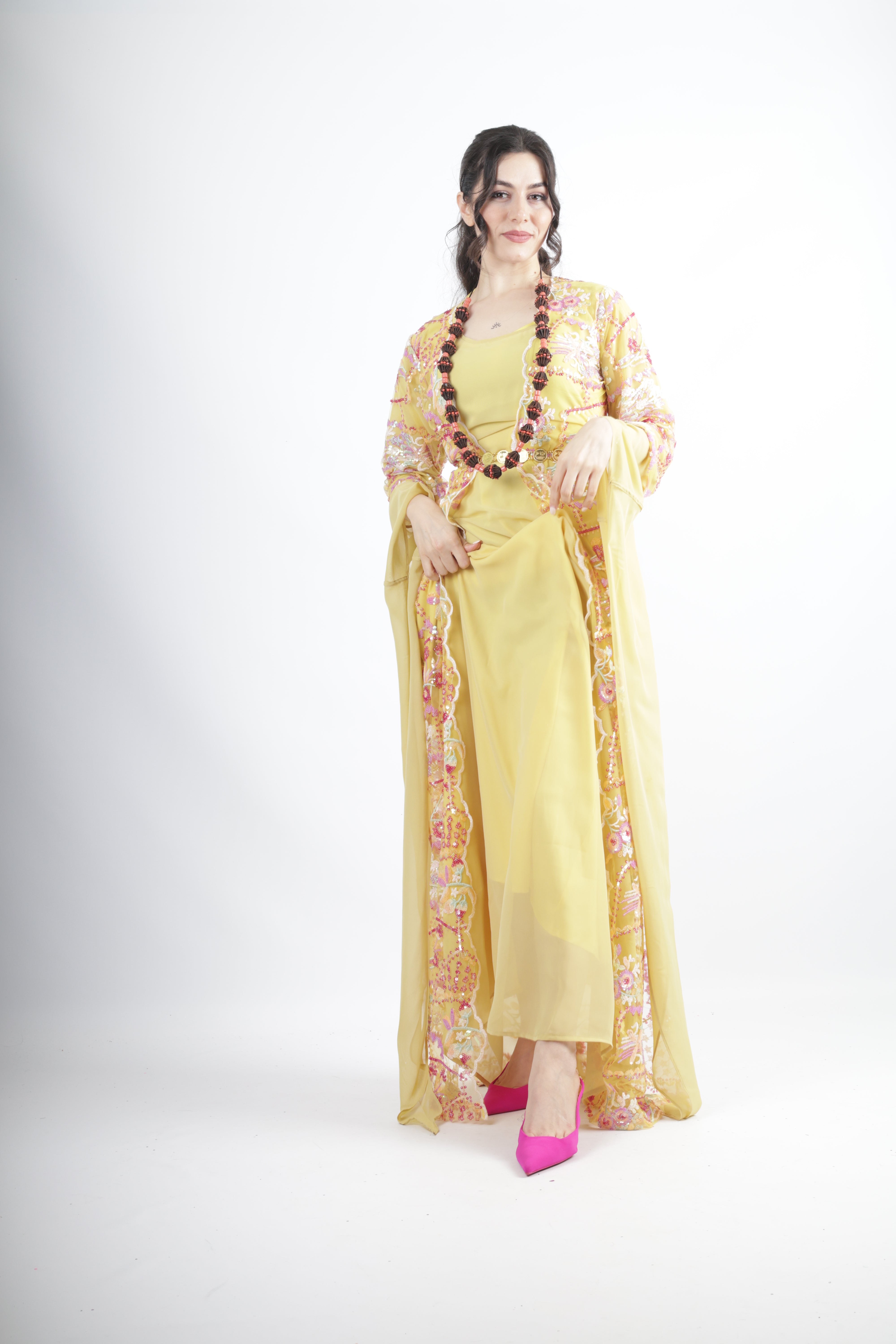 Ru Xosh Green Kurdish Dress | Newroz Collection 3-Piece Set – Kurdish ...